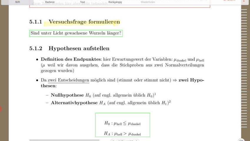 Beispiel Versuchsfrage formulieren - GrypsTube